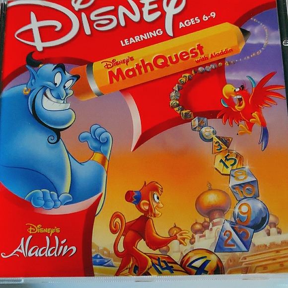 Disney | Video Games & Consoles | Disneys Math Quest With Aladdin ...